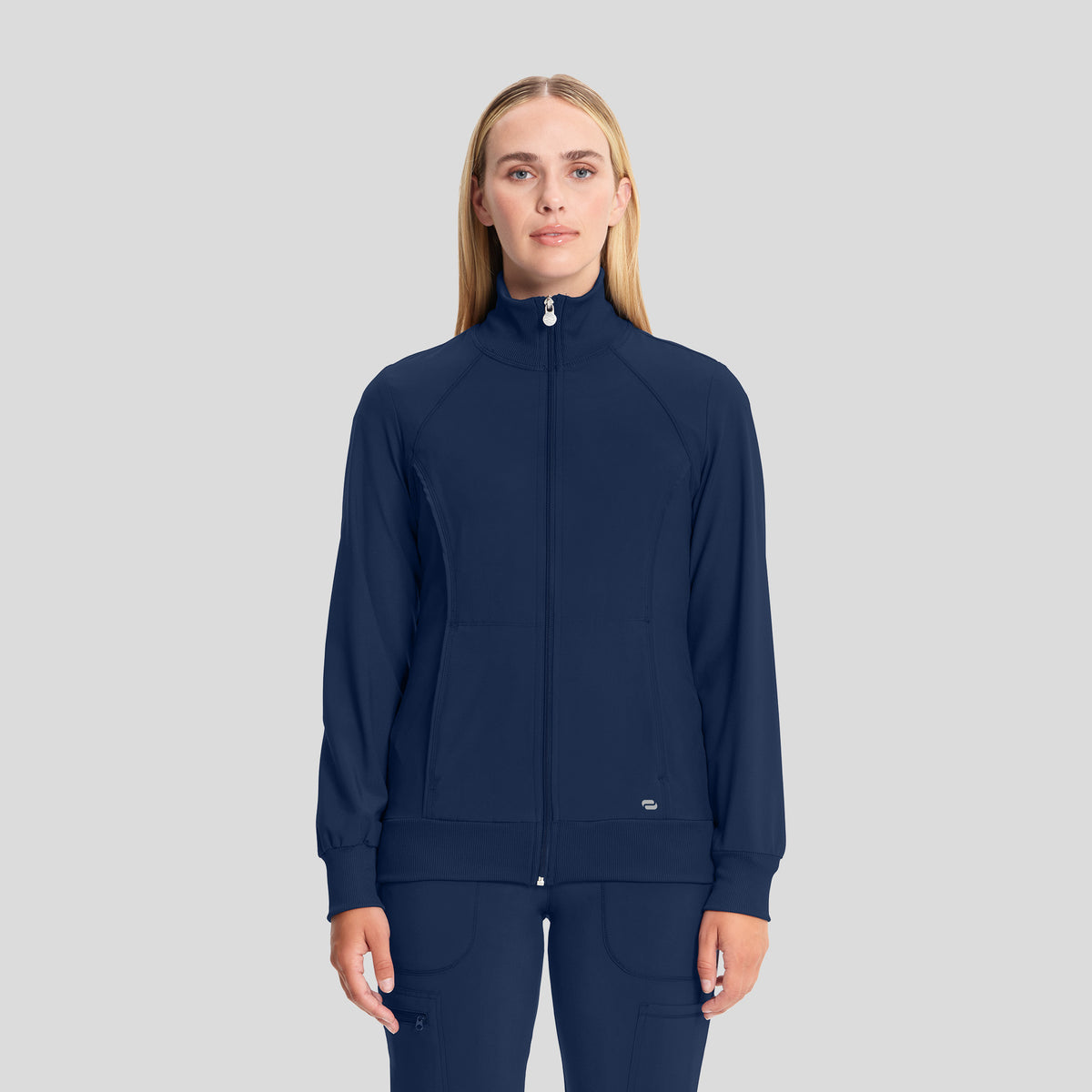 Women's Zip Front Warm-Up | Navy – Robert's Medical Uniforms