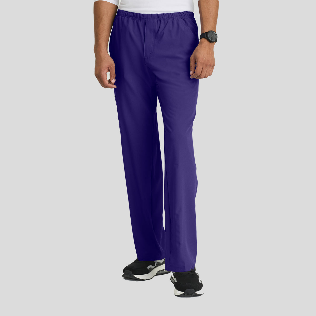 Men's Structure 4-Pockets Zip-Fly Scrub Pant | Grape – Robert's Medical ...