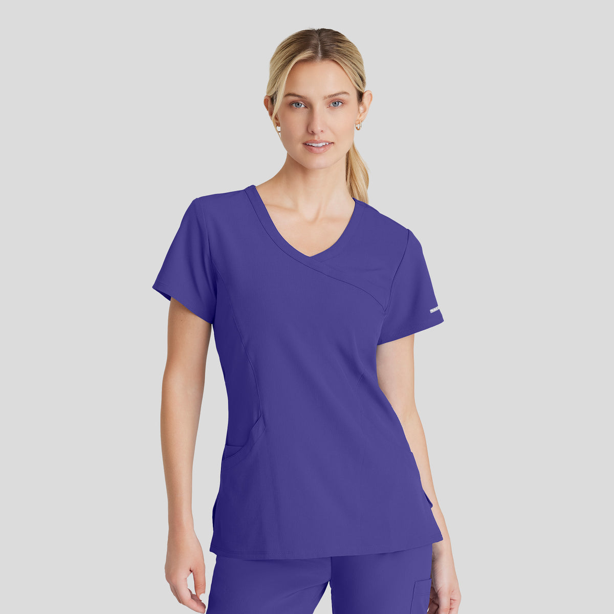 Reliance 3-Pocket Crossover V-Neck Scrub Top | Grape – Robert's Medical ...