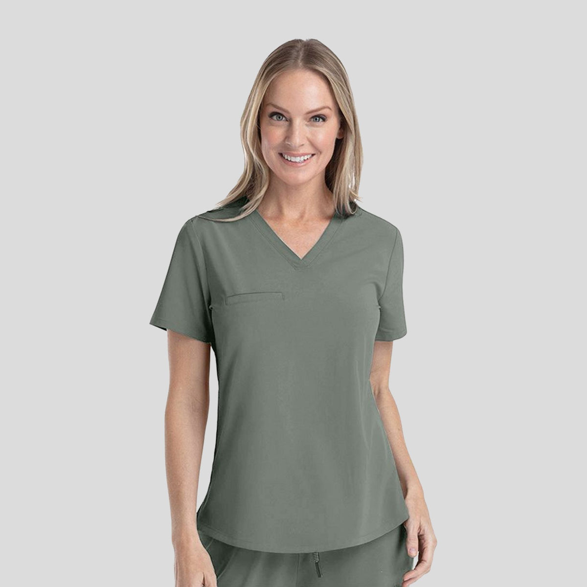 Tuck-In Top | Olive – Robert's Medical Uniforms