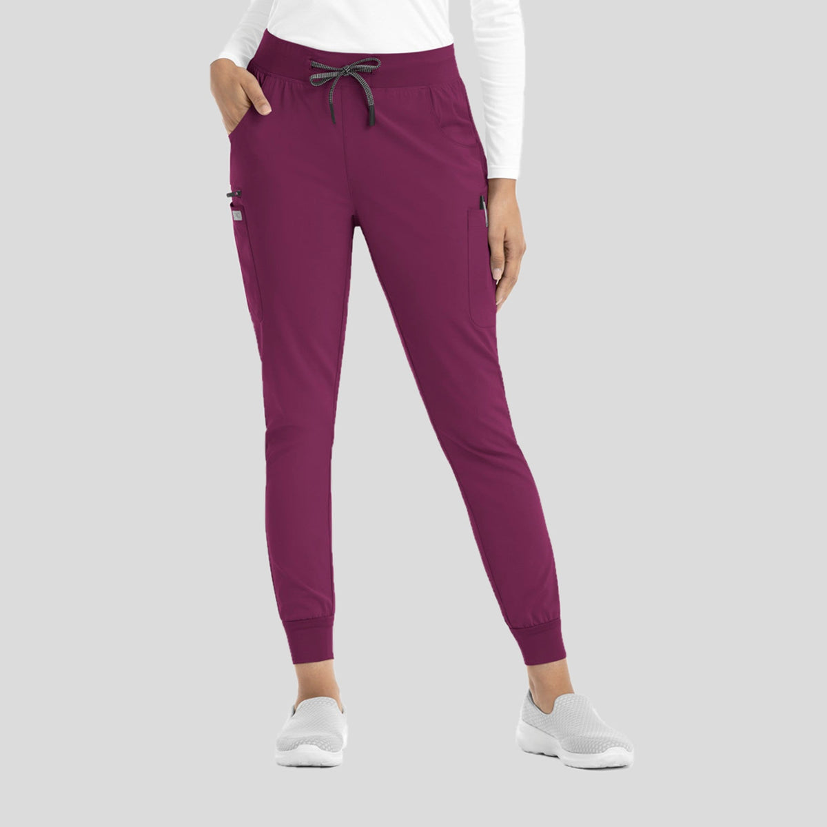 Women's Jogger Pant | Wine – Robert's Medical Uniforms