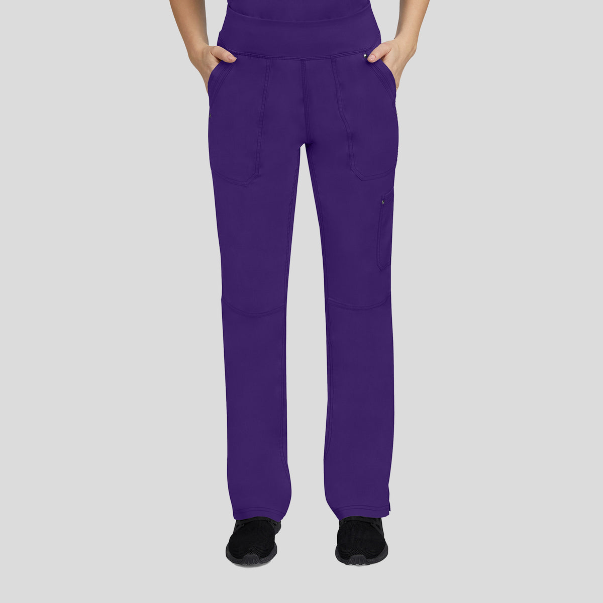 Tori Yoga Scrub Pant | Grape – Robert's Medical Uniforms
