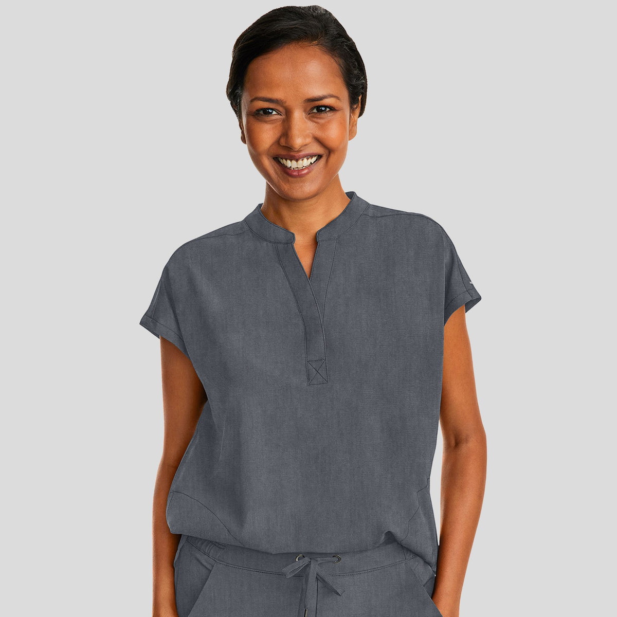 Journey Top | Heather Grey – Robert's Medical Uniforms