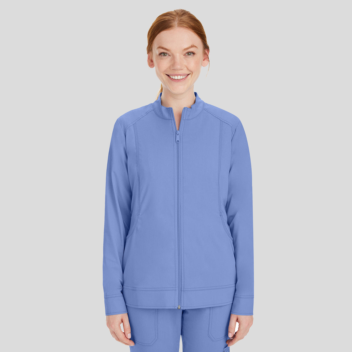 Dakota Zip Front Scrub Jacket | Ciel – Robert's Medical Uniforms