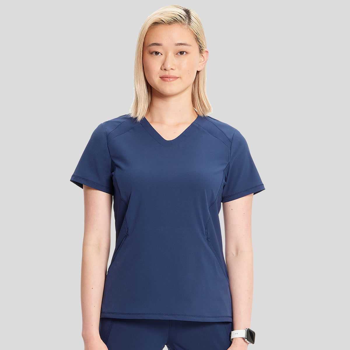 V-Neck Top | Navy – Robert's Medical Uniforms