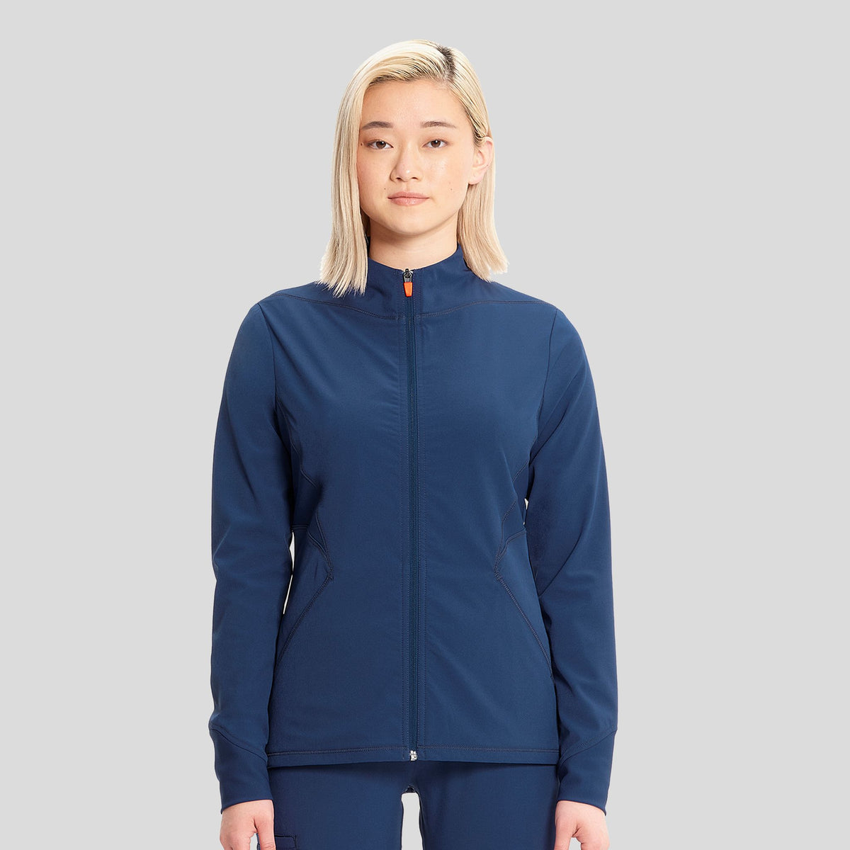 Zip Front Jacket | Navy – Robert's Medical Uniforms