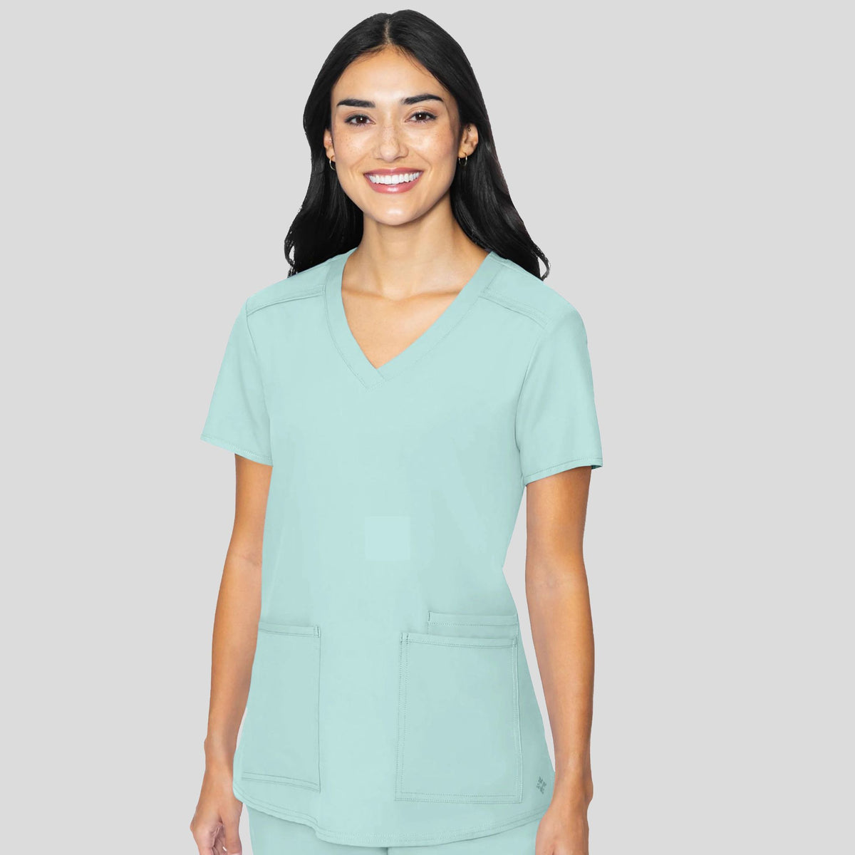 3 Pocket Top | Arctic Aqua – Robert's Medical Uniforms