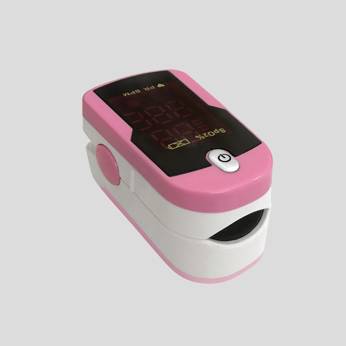 Deluxe Fingertip Pulse Oximeter | Hot Pink/White – Robert's Medical ...