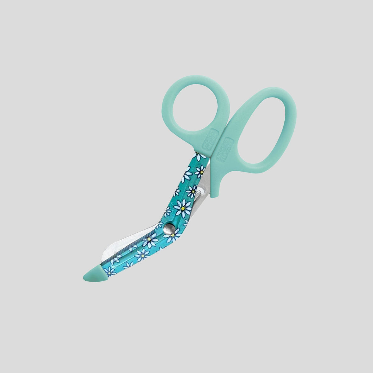 5.5" StyleMate Utility Scissor | Daisy Aqua Sea – Robert's Medical Uniforms