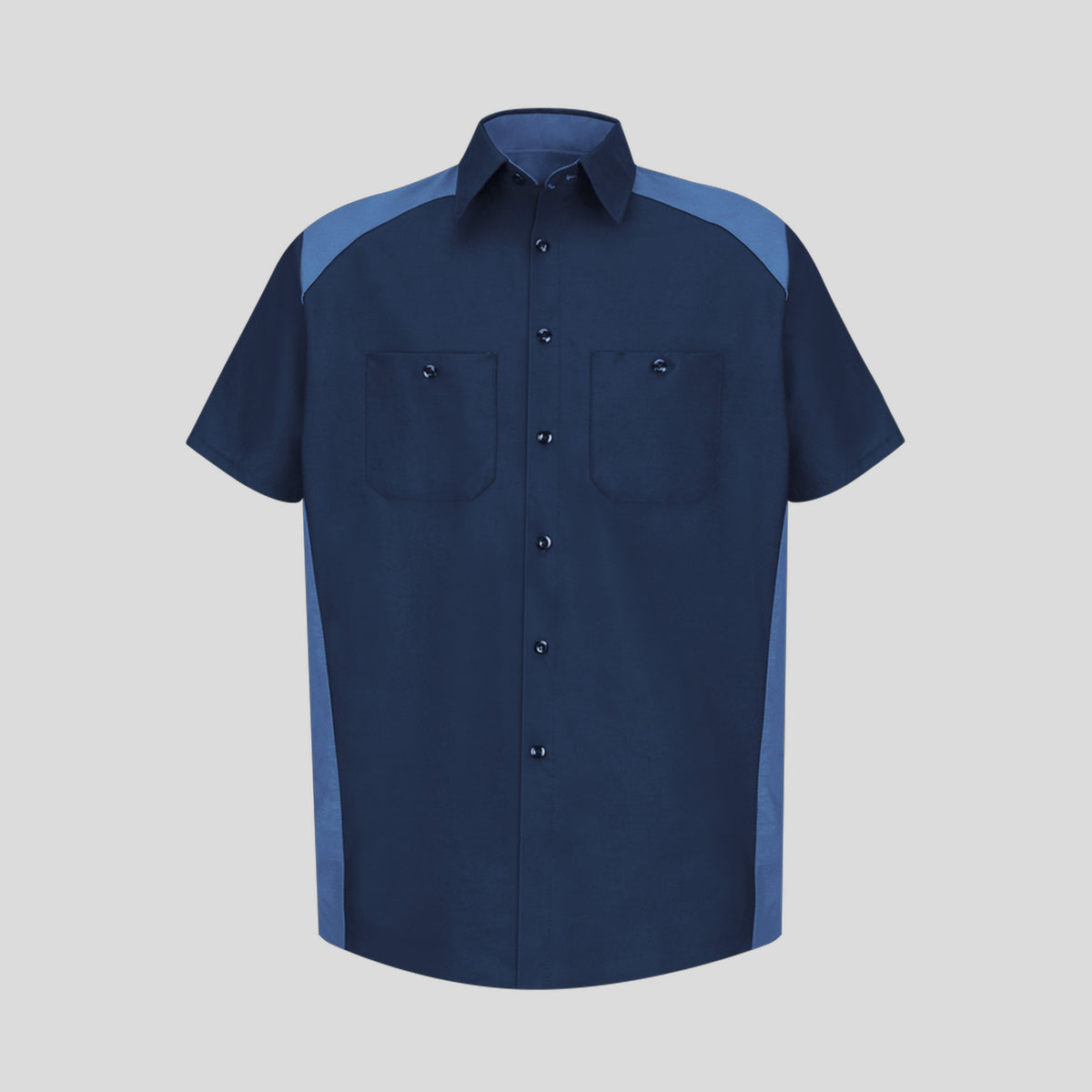 Short Sleeve Motorsports Shirt | Navy/Postman Blue – Robert's Medical ...