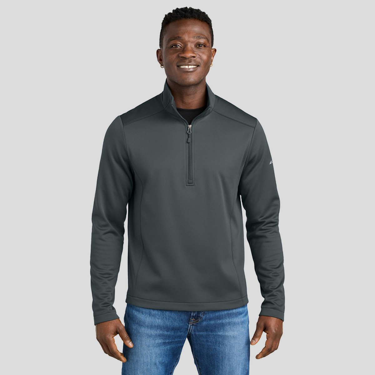Smooth Mid Layer Fleece 1/2-Zip | Iron Gate – Robert's Medical Uniforms