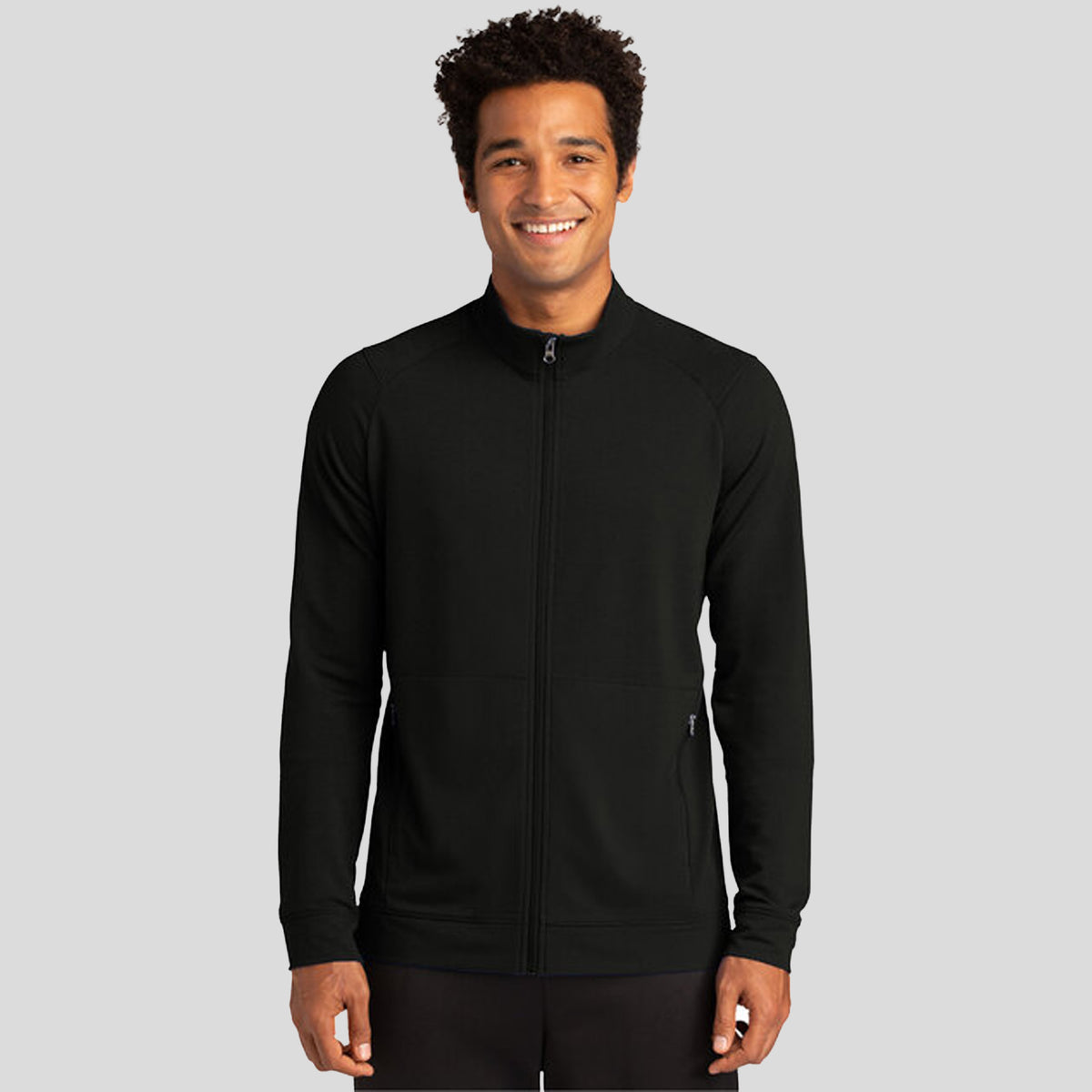 Sport-Wick ® Flex Fleece Full-Zip | Black – Robert's Medical Uniforms