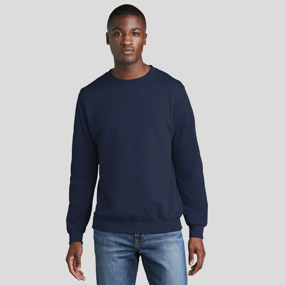 Core Fleece Crewneck Sweatshirt | Navy – Robert's Medical Uniforms
