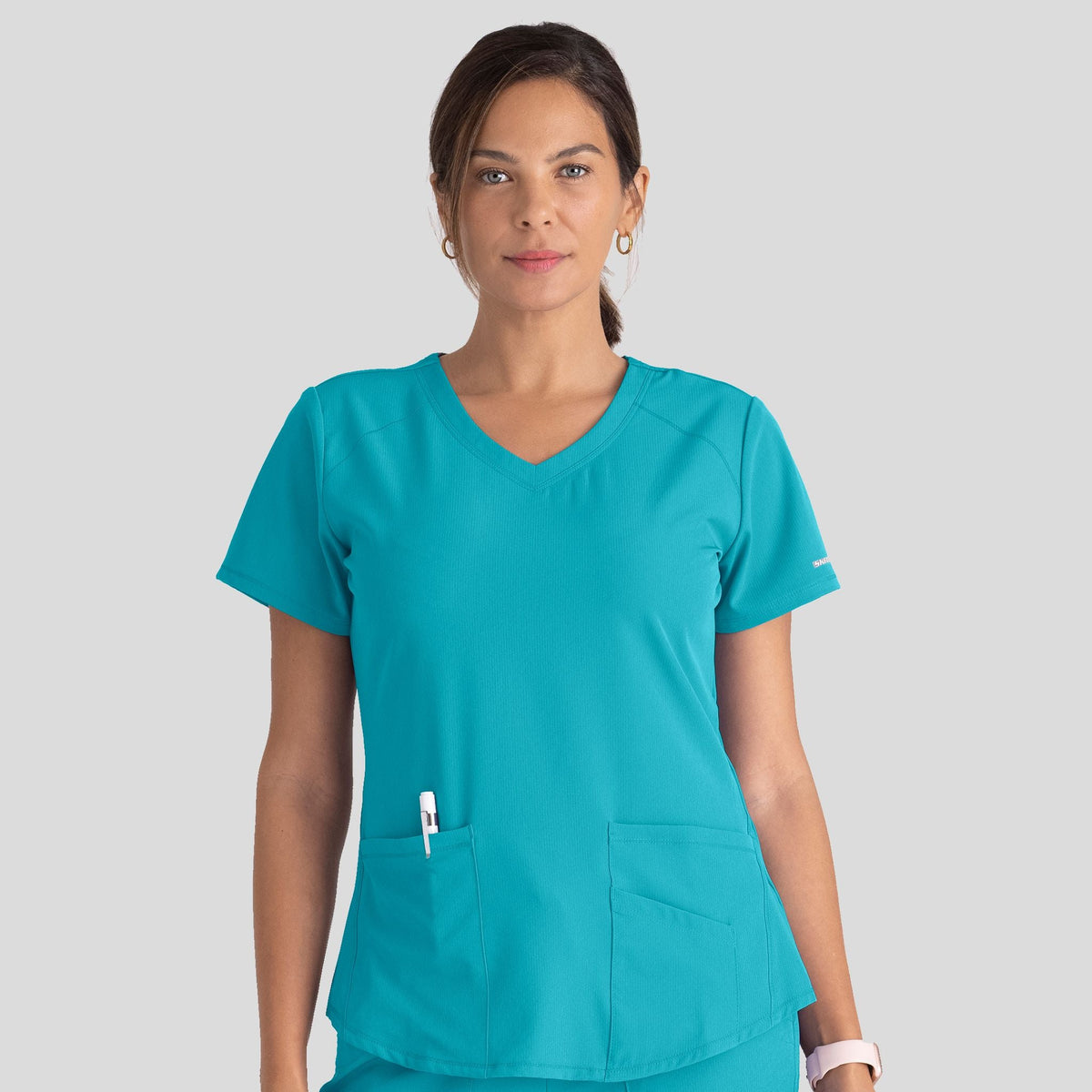 Breeze Scrub Top | Turquoise – Robert's Medical Uniforms
