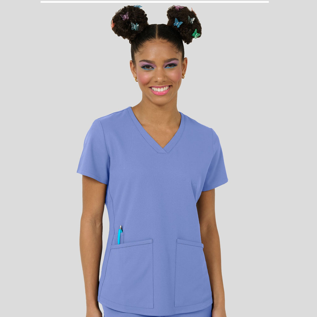 Focus V-Neck Top | Ceil – Robert's Medical Uniforms