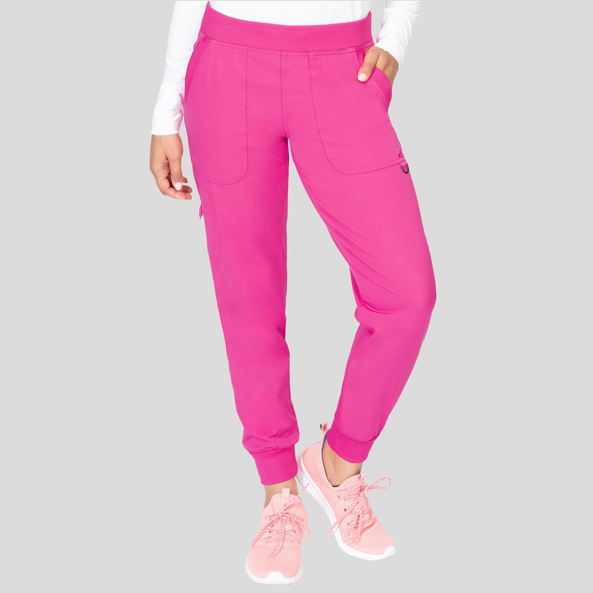 Rachel Jogger Pant | Fushcia – Robert's Medical Uniforms